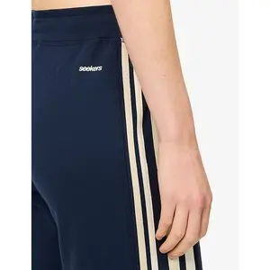SISTERS & SEEKERS Seekola Side Stripe Cotton-stretch Trousers