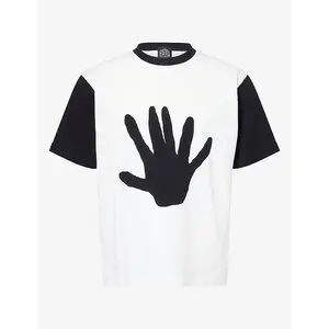 HERESY Hand-embroidered Cotton T-shirt