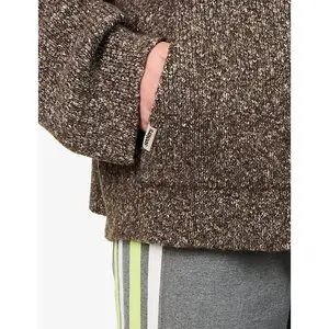SISTERS & SEEKERS Freckle Zip-up Knit Woven Hoody