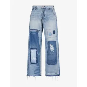 GALLERY DEPT. Distressed Relaxed-fit Denim Jeans