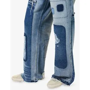 GALLERY DEPT. Distressed Relaxed-fit Denim Jeans