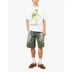 HERESY Brand-print Cotton T-shirt
