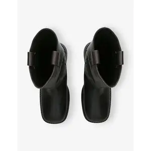 MIISTA Inaya Brushed-effect Leather Boots