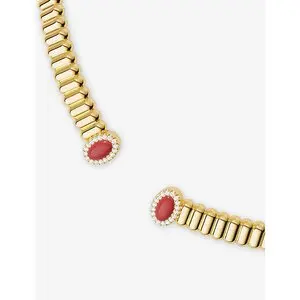 APM MONACO Les Calanques Statement Alloy And Cubic Zirconia Choker Necklace