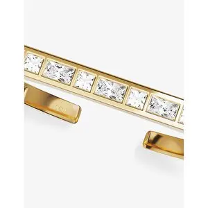 APM MONACO Les Reflets 18ct -gold Plated Alloy And Cubic Zirconia Ring