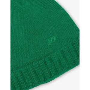 Bottega Veneta Brand-embroidered Wool Beanie
