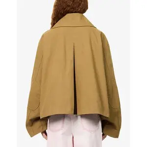 GANNI Canvas Short Barn Cotton Jacket