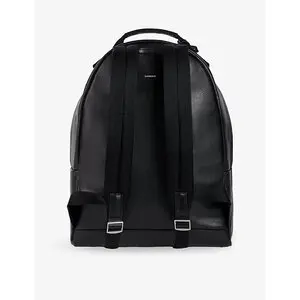 Sandro Brand-tab Leather Backpack