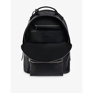 Sandro Brand-tab Leather Backpack