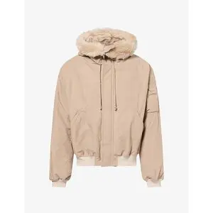 ALEXANDER DIGENOVA Helicopter Wool-trim Cotton Jacket - Tan