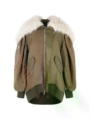 Simone Rocha Faux-fur Trim Bomber Jacket