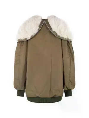 Simone Rocha Faux-fur Trim Bomber Jacket