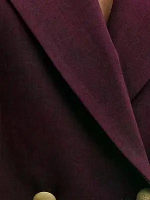 HAVEONE Double-breasted Cropped Jacket