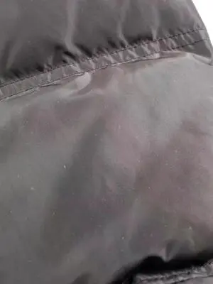 Prada 2010s Enamel Triangle Logo Puffer Jacket
