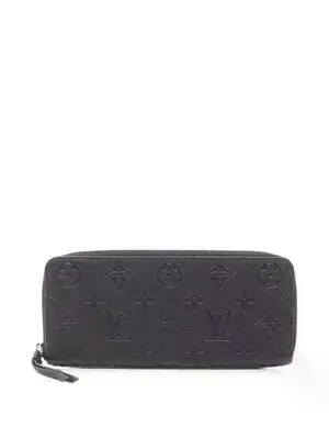 LOUIS VUITTON Monogram Empreinte Clemence Wallet - Black