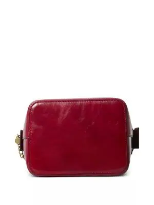 Versace Pivot Small Leather Bucket Bag