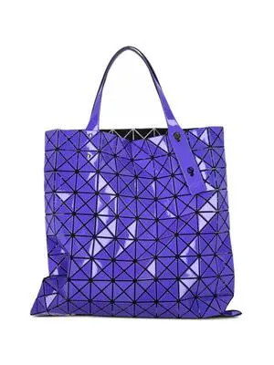 Issey Miyake Prism Gloss Geometric-panel Tote Bag - Blue