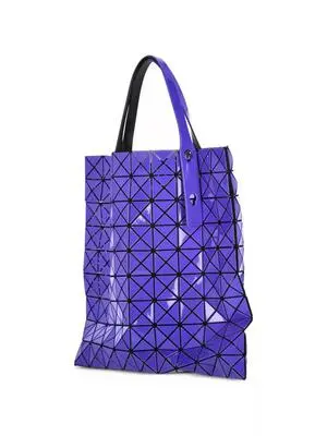 Issey Miyake Prism Gloss Geometric-panel Tote Bag - Blue