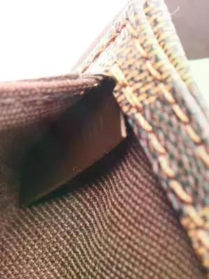 LOUIS VUITTON 2010 Geronimos Damier Ebene Belt Bag