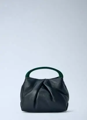 Dries Van Noten Structured Leather Handbag