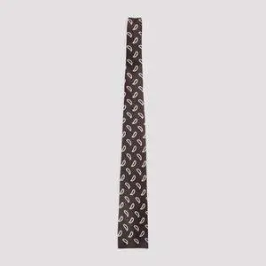 Celine Silk Squared-end Tie For