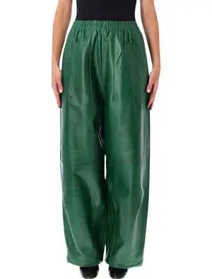 THE FRANKIE SHOP Leather Wide-leg Pants