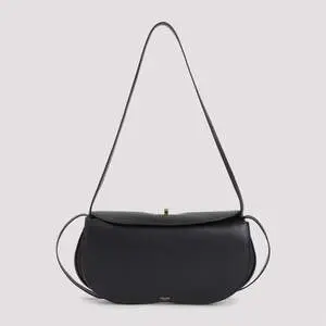 Celine Hot Dog Mini Shoulder Handbag - Black