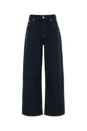 Calvin Klein Denim Wide-leg Jeans - Blue