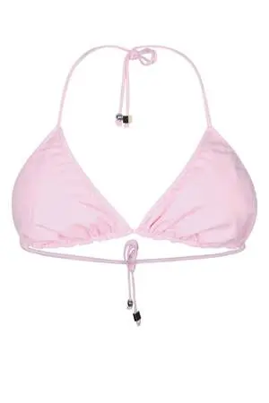 Jacquemus Triangle Bikini Top - Pink