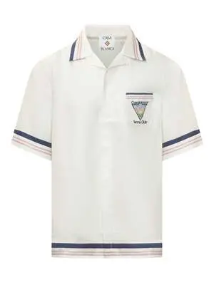 Casablanca Camp Collar 100% Silk Shirt - 06
