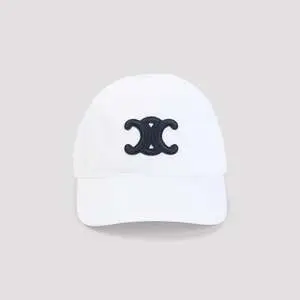 Celine Triomphe Baseball Hat - White