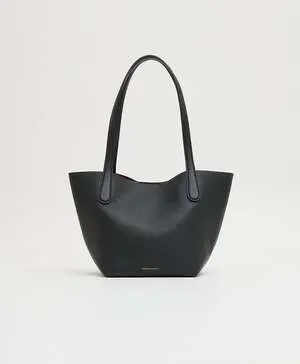 MANSUR GAVRIEL Small Everyday Soft Tote - Black/flamma