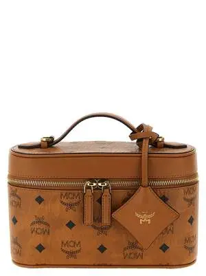 Mcm Small 'aren' Vanity Case Crossbody Bag - Brown
