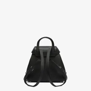 VALEXTRA Iside Mini Leather Backpack - Black