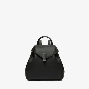 VALEXTRA Iside Mini Leather Backpack - Black
