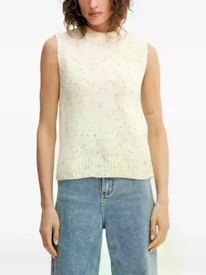 SILVIAN HEACH Speckled Sleeveless Sweater