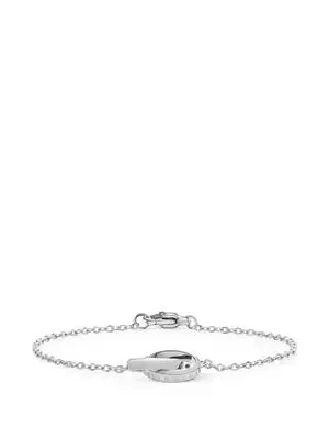 DANIEL WELLINGTON Elan Interlocking Rings Chain Bracelet - Silver