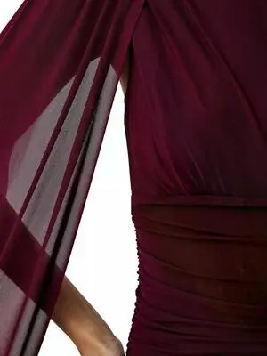 Bardot Ruched Draped Dress