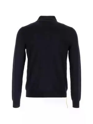 Fendi Long-sleeve Wool Polo Shirt