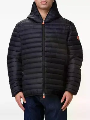 SAVE THE DUCK Donald Quilted Hooded Jacket - Black