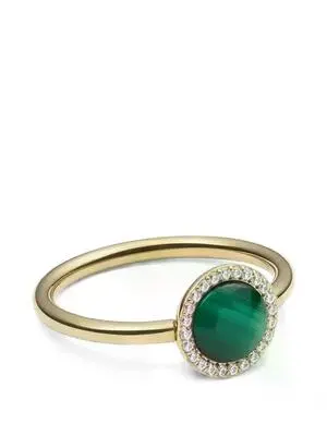 DANIEL WELLINGTON Round Malachite Ring