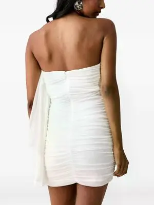Bardot Ruched Strapless Dress
