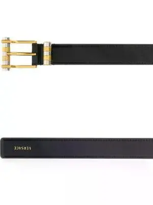 Versace Leather Belt - Black