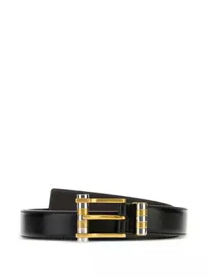 Versace Leather Belt - Black