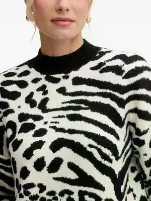 MORGAN Animal-print Sweater