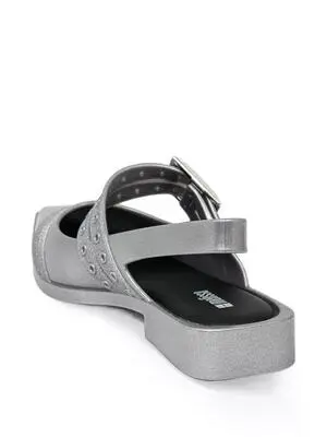 Melissa Ladylike Buckle-fastening Pointed-toe Ballet Flats