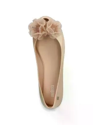 Melissa Ultragirl Floral-detail Ballet Flats