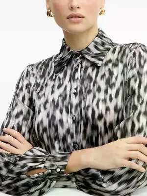 SILVIAN HEACH Animal-print Buttoned Shirt