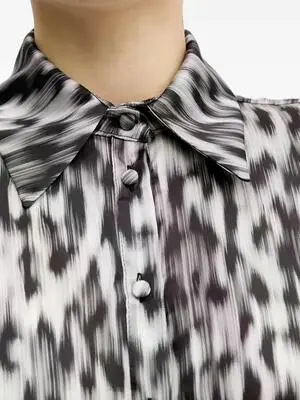 SILVIAN HEACH Animal-print Buttoned Shirt