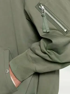 Comme Des Garçons V-neck Bomber Jacket